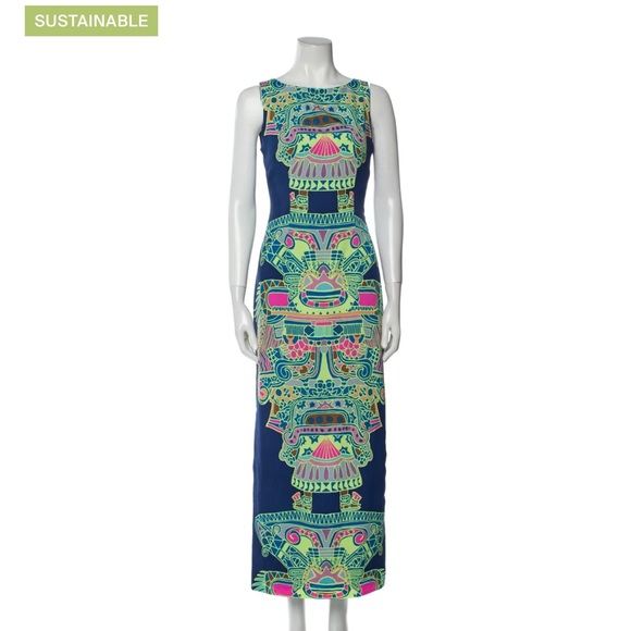 Mara Hoffman | Dresses | Mara Hoffman Neon Aztec Formal Dress Size 2 ...